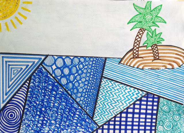 Educación Artística: Dibujos con líneas