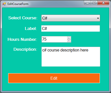 C# Students Information System Source Code - C#, JAVA,PHP, Programming ...
