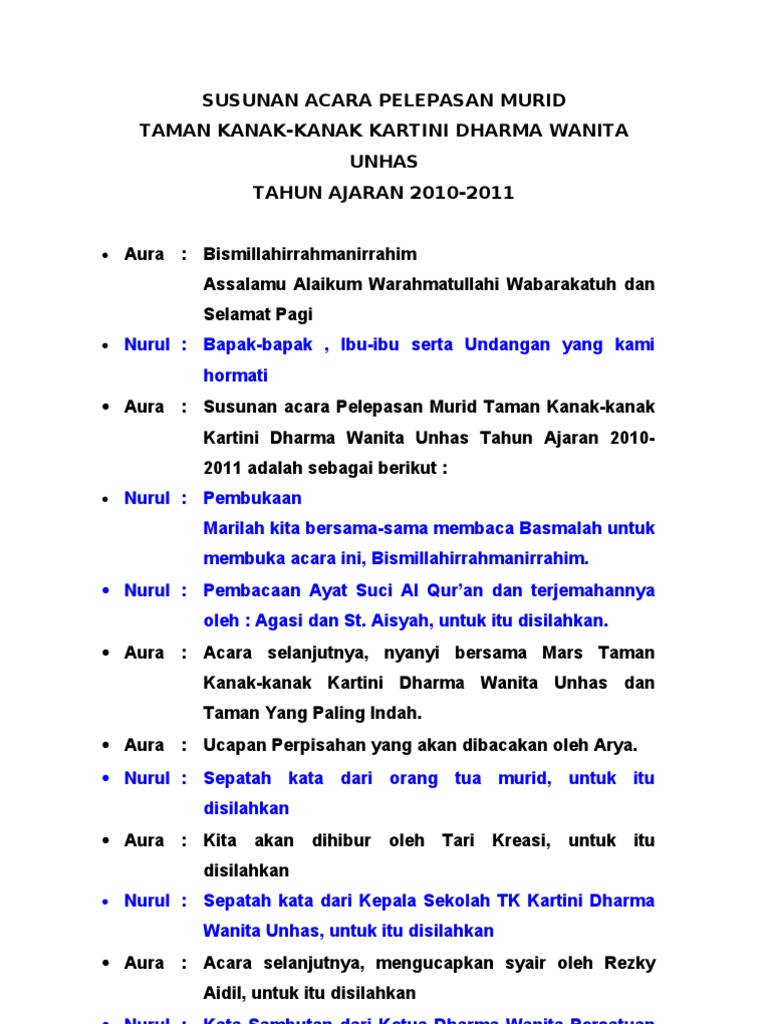 susunan acara lamaran - wood scribd indo