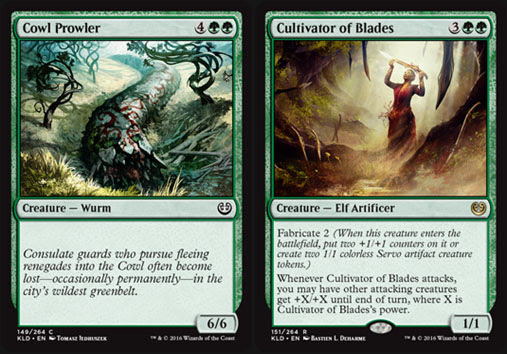 Magic the Gathering Adventures: Kaladesh Set Review: Green