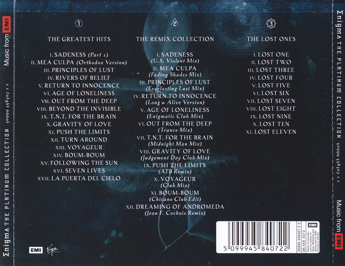 [Enigmatic] Enigma - The Platinum Collection (2009) (3CD) [FLAC]