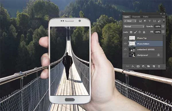 PhotoEffect: How to Make an Out of Bounds in Photoshop