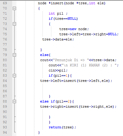KISAH PERJALANAN: Program TREE Pada Bahasa C