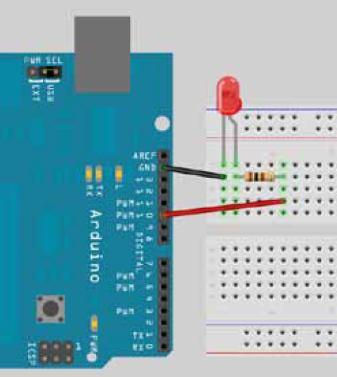 Arduino - Programa 01: Acendendo um LED - Eletrônica de Garagem