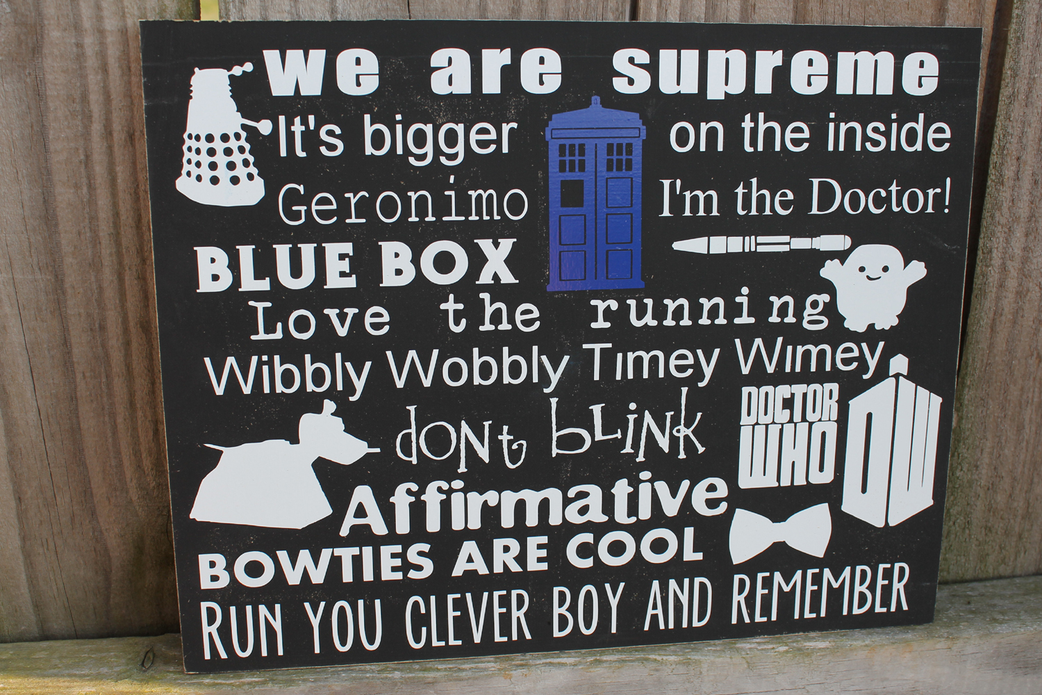 Doctor Who Inspired Signs!