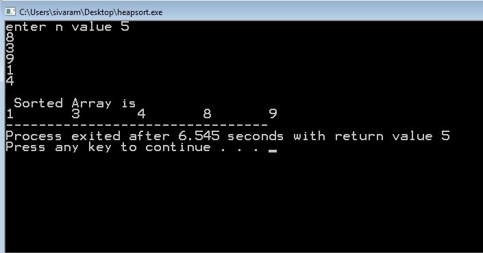 Technology Blog : Heap Sort with and Without Recursion: C program Technology Blog : Heap Sort with and Without Recursion: C program