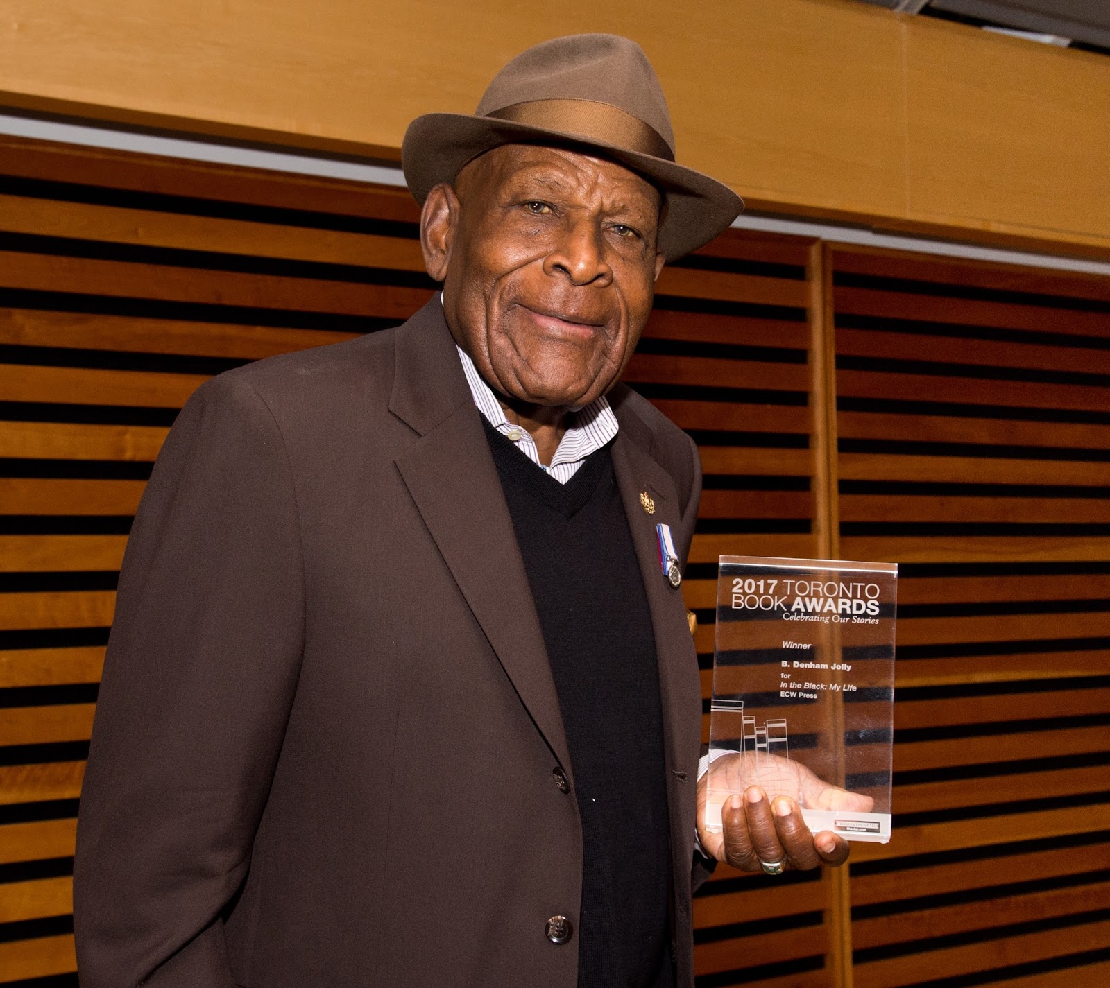 Denham Jolly’s Autobiography wins Toronto Book Award