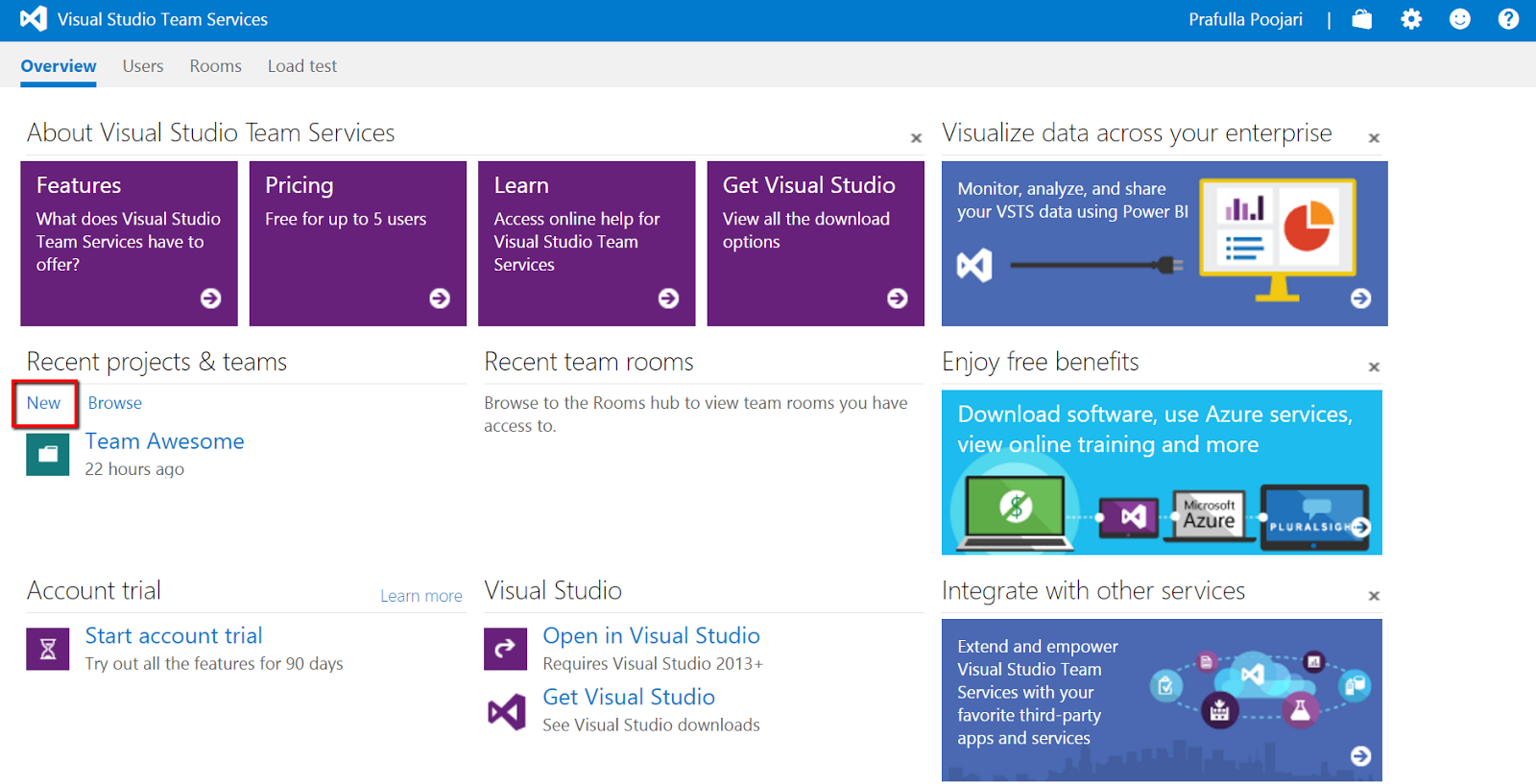 Different ways to create Team Project for VSTS default collection - TFS ...