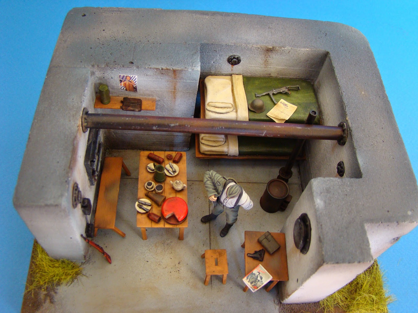 MY mini WORLD: 42. DIORAMA - GERMAN WWII BUNKER 1/35 (BUNKER KIT ...