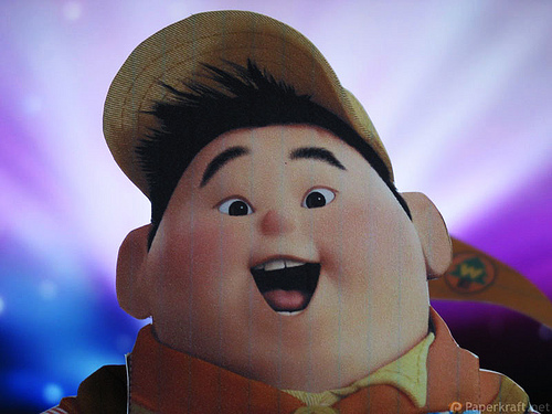 Cartoon Tattoo Pictures: Disney Pixar Up Papercraft " Russell " Boys