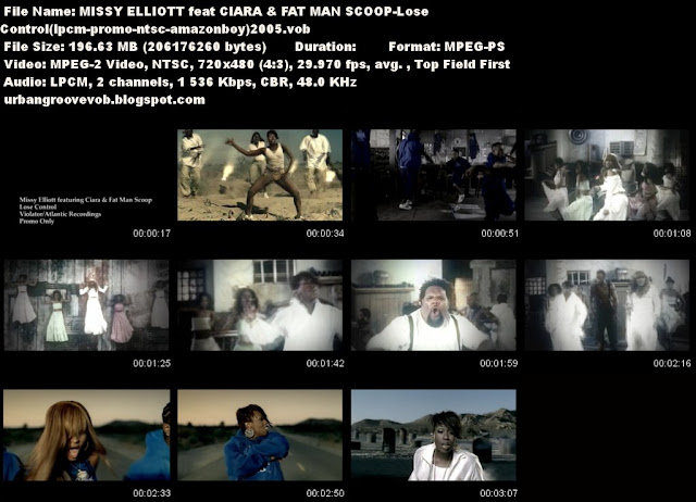 Urban Groove Vob Collection Missy Elliott Feat Ciara And Fatman Scoop