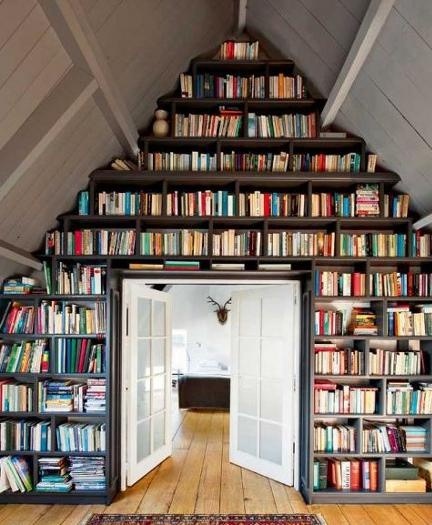 INSPIRATION ARCHIVE: CLEVER BOOK STORAGE