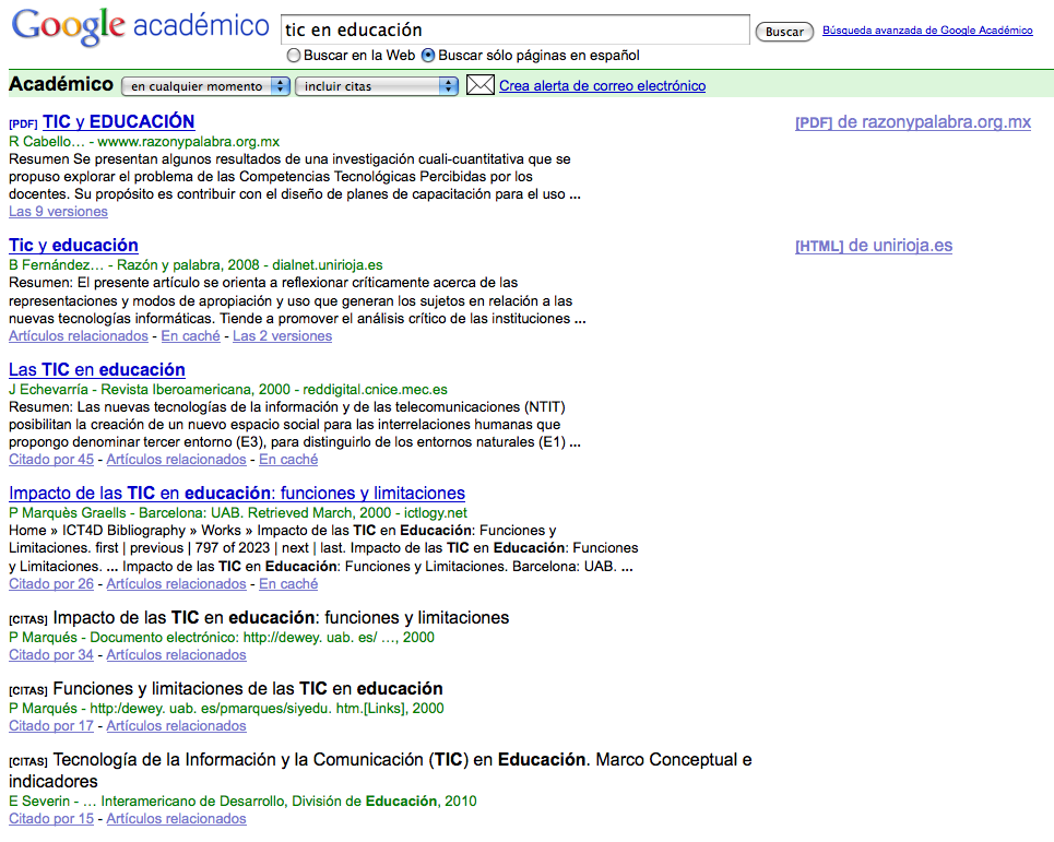 google academico