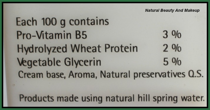 Natural Beauty And Makeup : The Nature's Co Vitamin Hair Conditioner Review