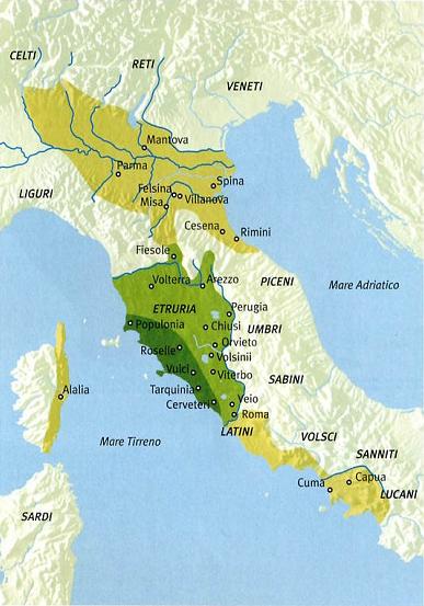 Storia dell'Arte 1LA: 32 - L'Arte in Italia. Gli Etruschi.