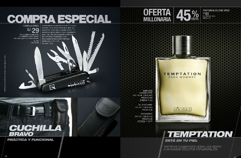 * YANBAL INTERNATIONAL - UNIQUE 2012 C-08 Hombres / Catalogo Julio ...