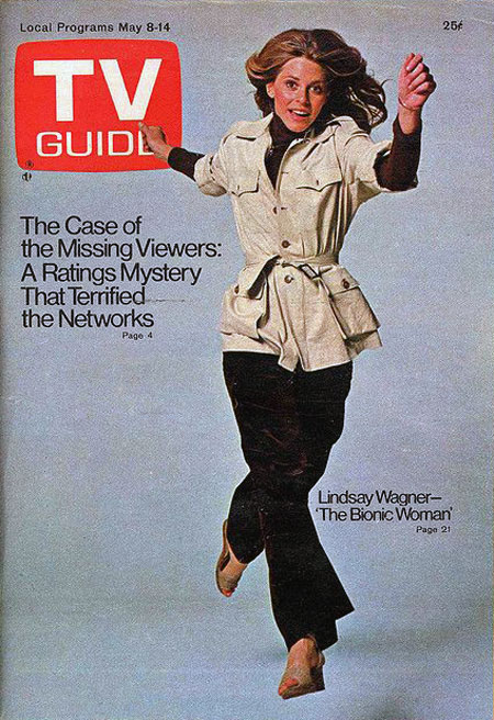 space1970: BIONIC WOMAN (1976) TV Guide Cover