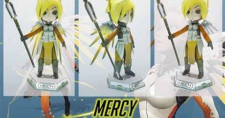 Overwatch: Mercy Papercraft | Paperized Crafts