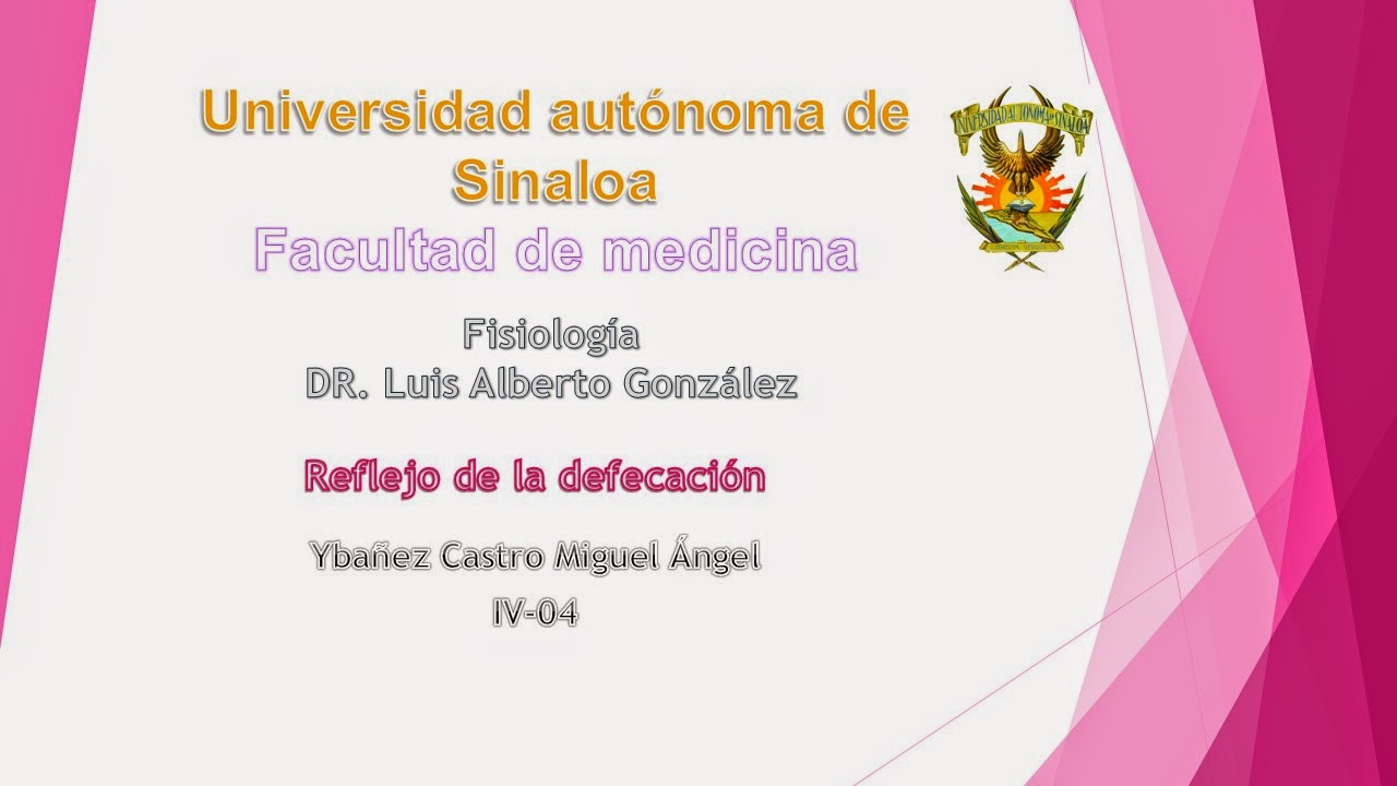 Fisiologia Medica de Miguel Angel Ybañez Castro: Reflejo de la Defecacion