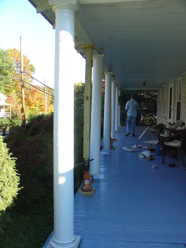 Life at Pugsley: Porch Column Bases 4: On the Way to Done, or, Epoxy ...