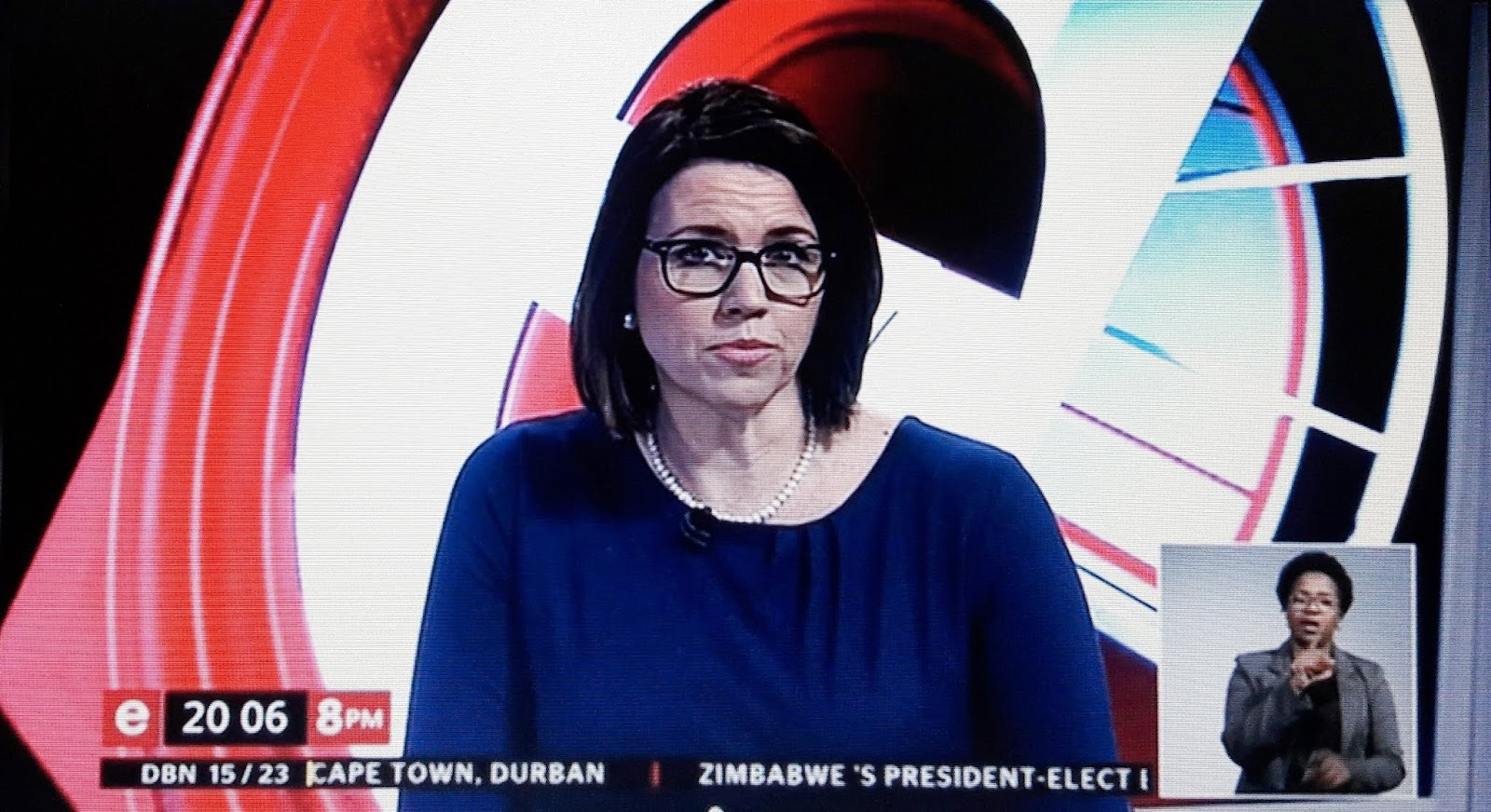 TV with Thinus: e.tv's eNews unveils the new grey-and-red set inside ...