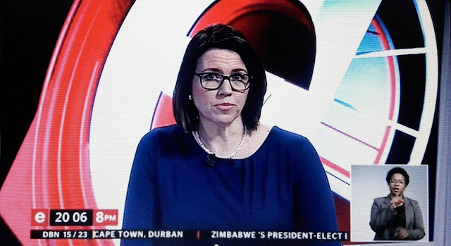 TV with Thinus: e.tv's eNews unveils the new grey-and-red set inside ...