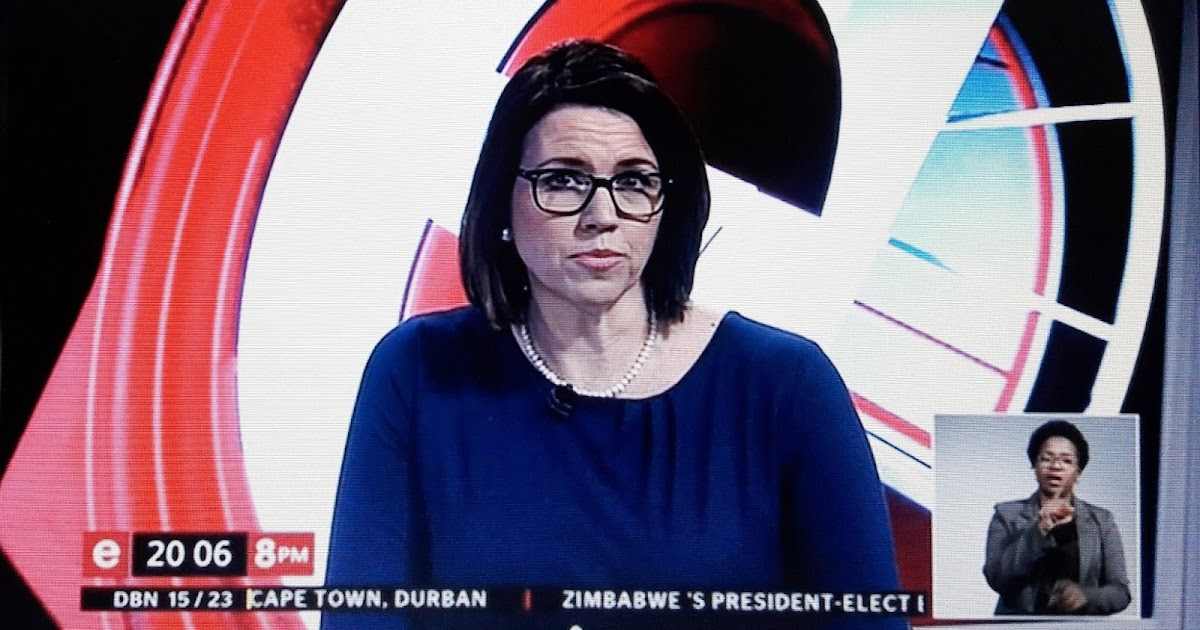 TV with Thinus: e.tv's eNews unveils the new grey-and-red set inside ...