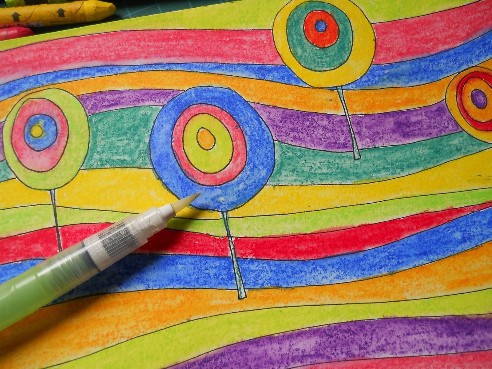 a sprinkle of imagination: A tribute to Hundertwasser.