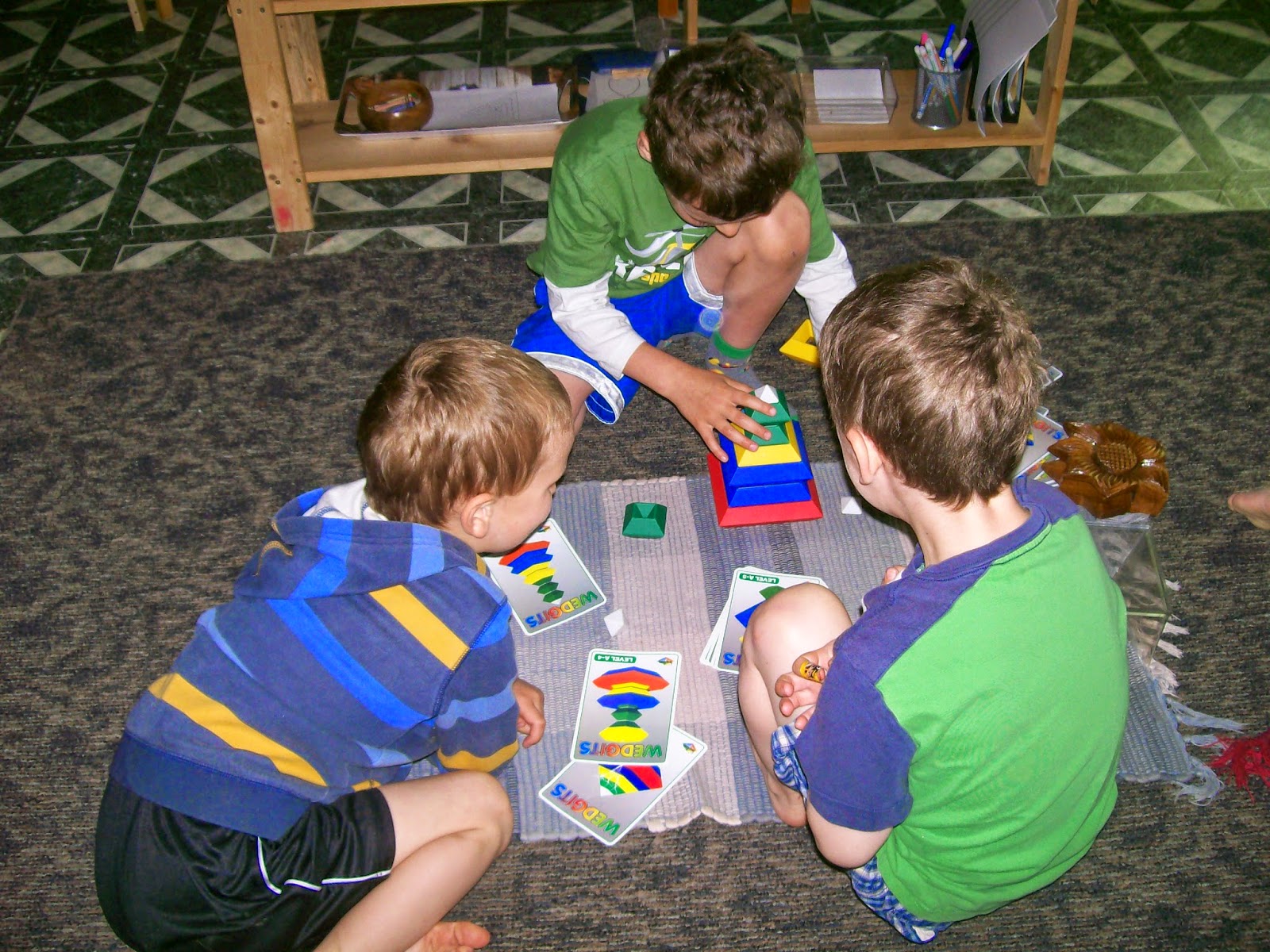 Tree House Preschool Daycare: Working with the Wedgit design cards