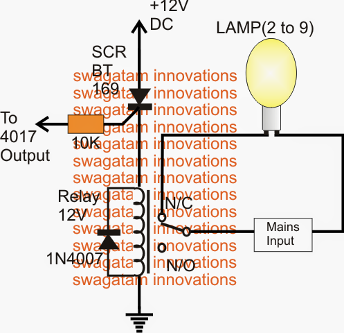 Switching OFF Lights in a Periodic Sequence | Circuit Diagram Centre