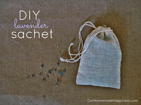 Our Homemade Happiness: Easiest Homemade Lavender Sachets