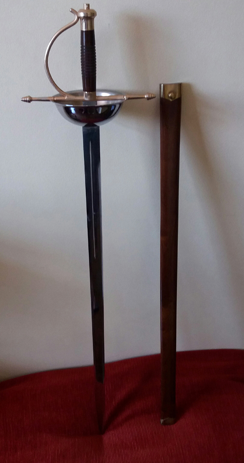 Pesquisas Ibañez: LINDA RÉPLICA DE ESPADA "FLORETE FRANCÊS 1635 - 1640".