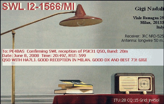 PE4BAS (e)QSL Gallery: QSL India (2)