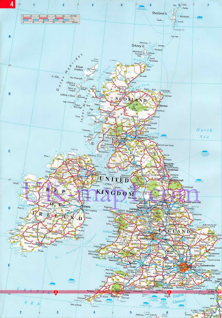 UNITED KINGDOM - GEOGRAPHICAL MAPS OF UNITED KINGDOM ~ Klima Naturali™