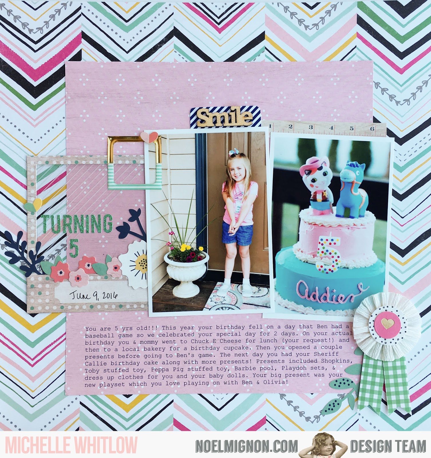NoelMignon.com Layouts and Projects: turning 5