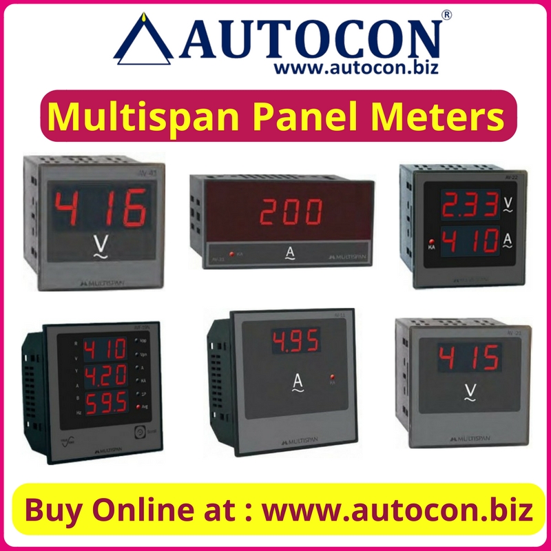 Application of Multispan Panel Meters ....