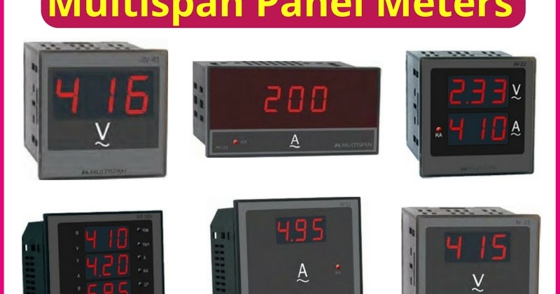 Application of Multispan Panel Meters ....