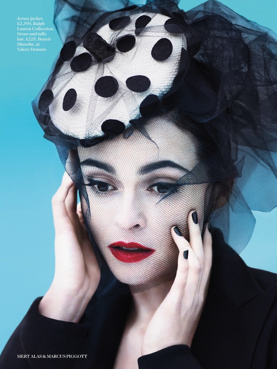 Helena Bonham Carter Covers UK Vogue Magazine July 2013 - Magazine ...