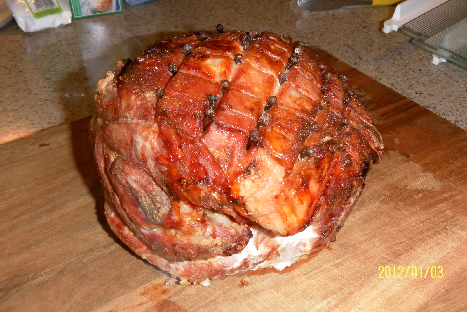 FLOWER POT KITCHEN: HOME BRAISED BAKED HONEY ROASTED HAM