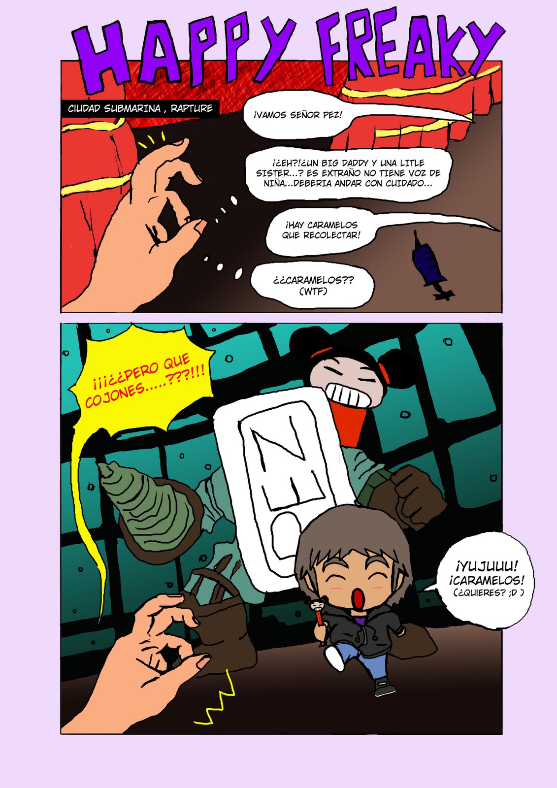 Happy Freaky Jutaku: Happy Freaky 15: ¡ Vamos señor pez