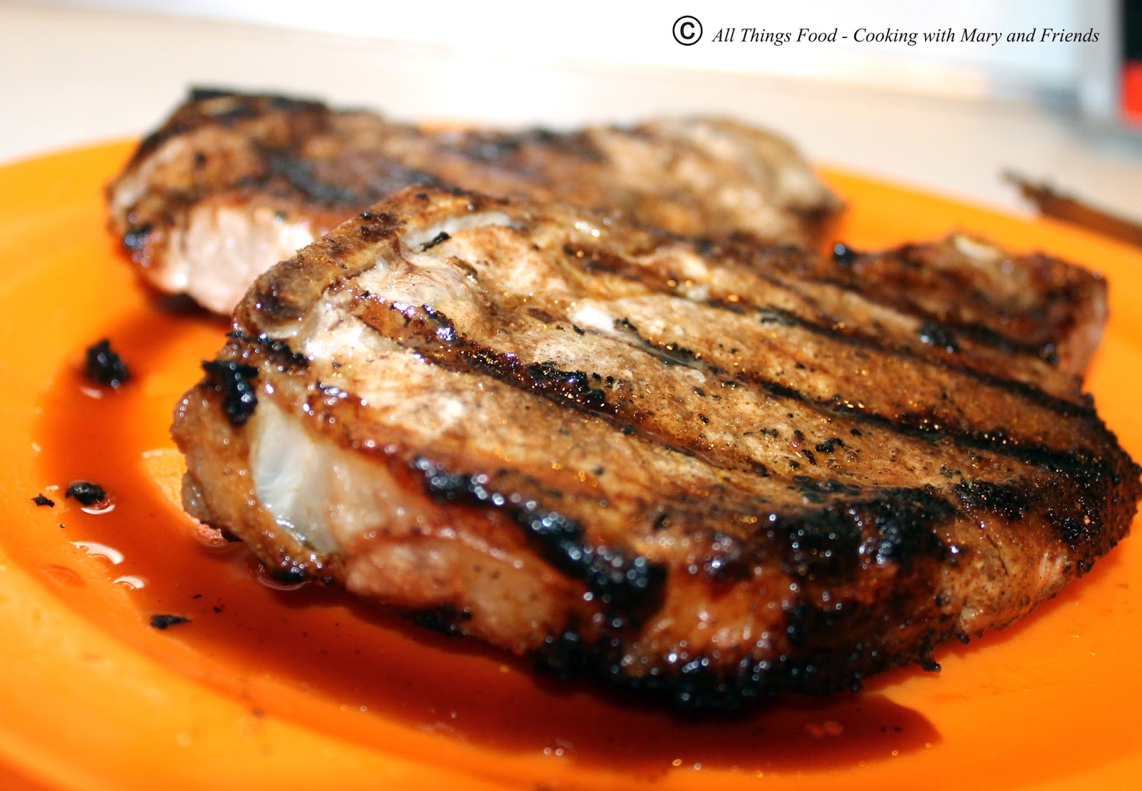 Cooking With Mary and Friends: Grilled Center Cut Pork Chops