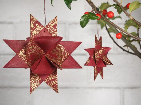 15 Very Special Paper Christmas Ornaments Made by Hand