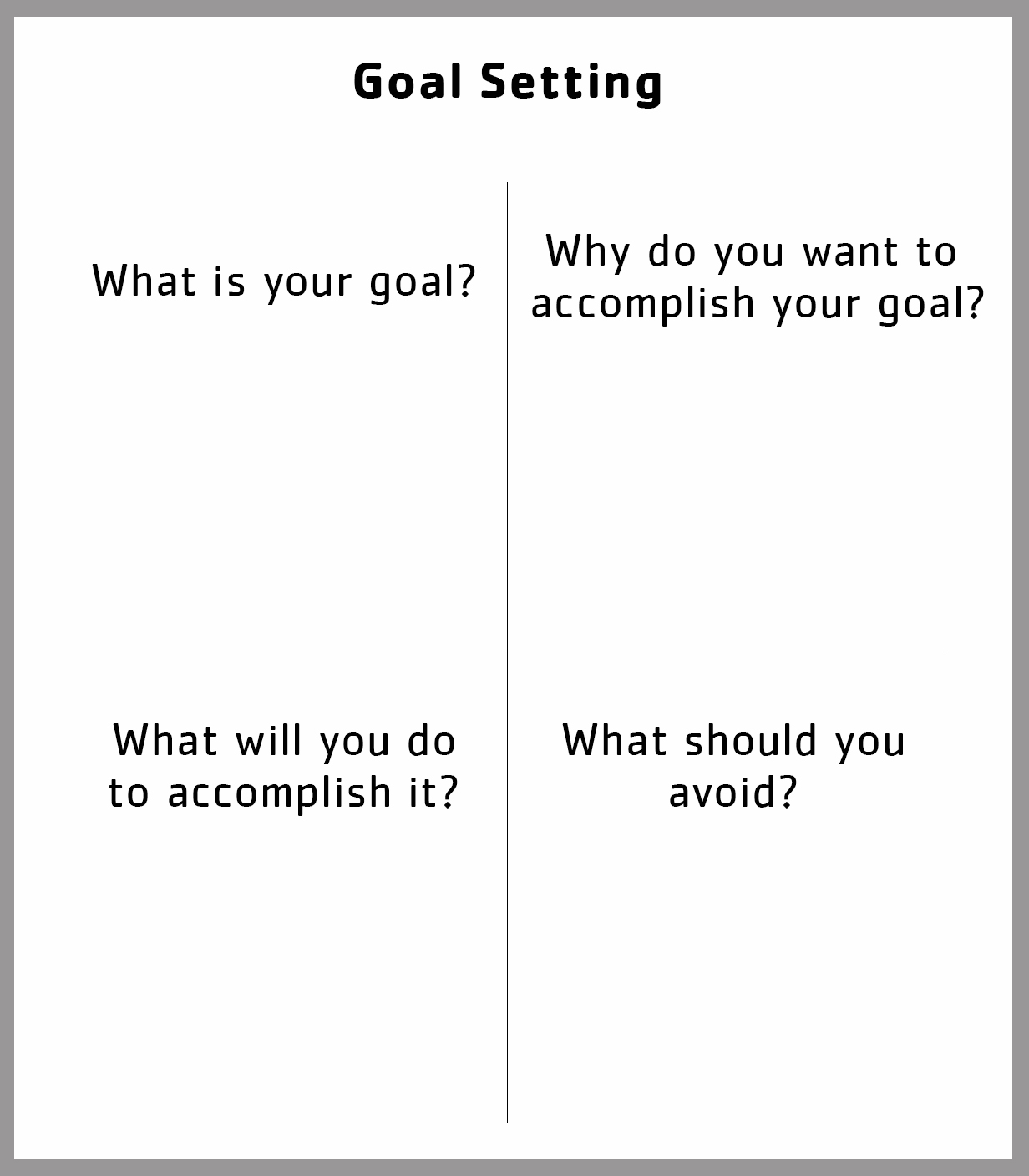 ANA Synchro: Goal Setting