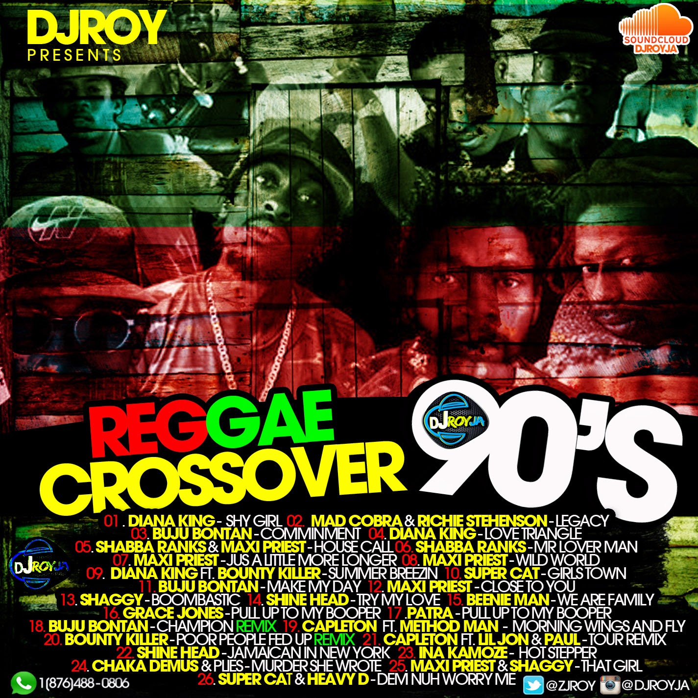 DJ ROY - REGGAE CROSSOVER 90S | REGGAETAPESHOP