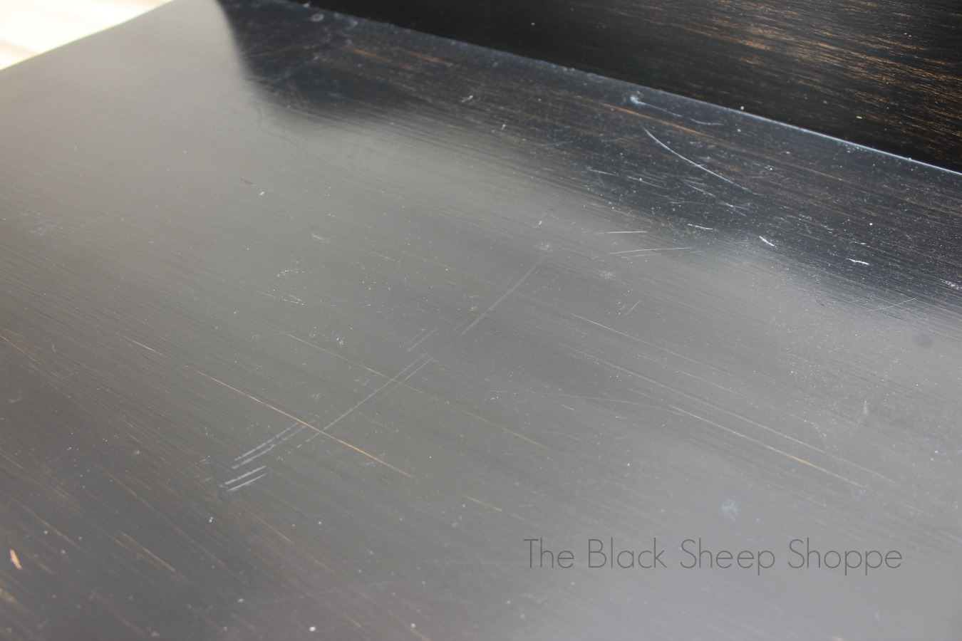 Antique Desk: Duck Egg Blue and Coco