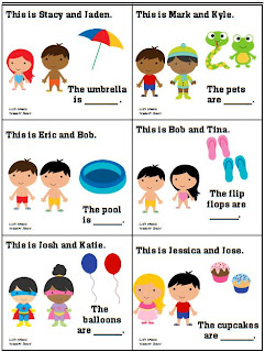 Liz's Speech Therapy Ideas: Possessives Unit