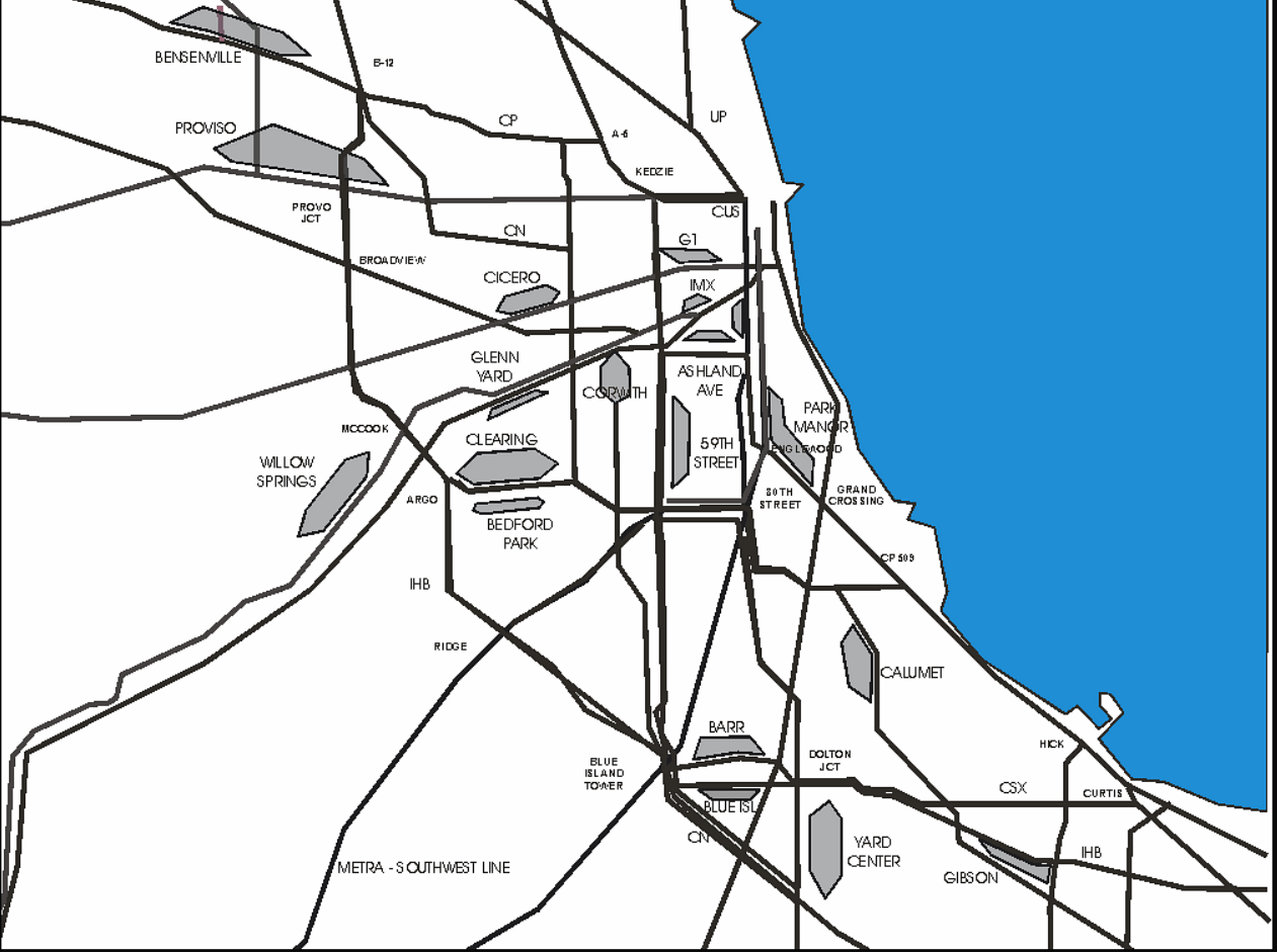 Industrial History: Chicago Railroad Bottleneck and CREATE Overview