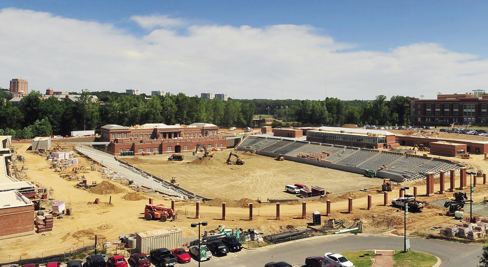 UNC Charlotte News: 49ers Football Stadium Taking Shape