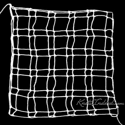 Knots Indeed: A Generic pattern for a square of Square Diamond Netting