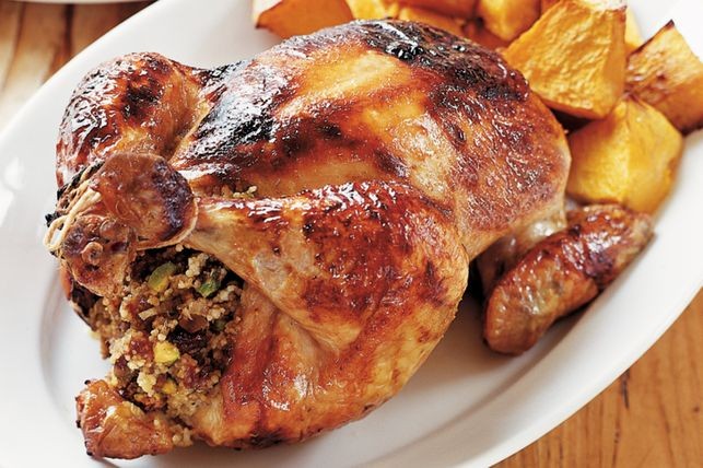 Moroccan-style roast chicken recipe | LEBANESE RECIPES